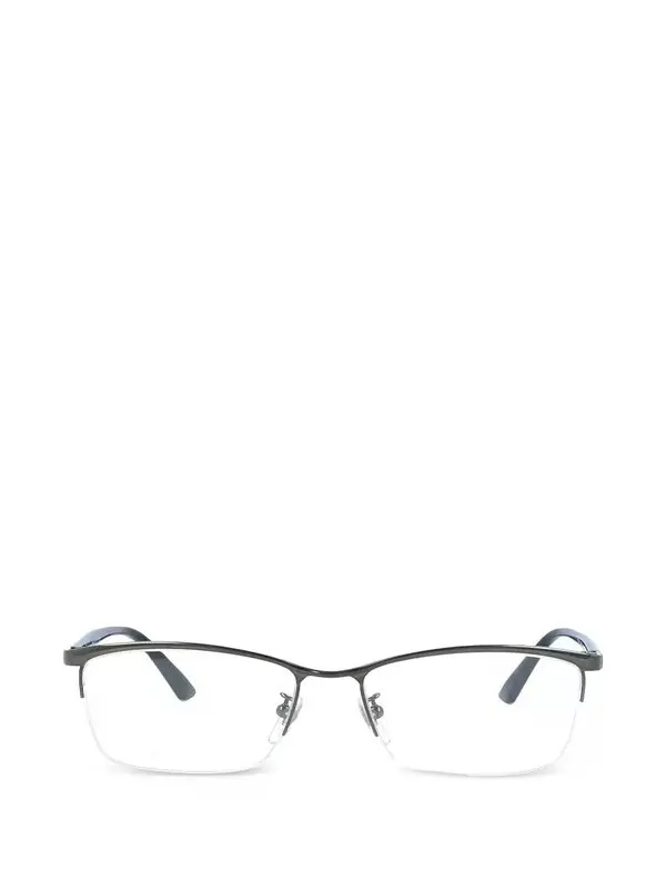 Gucci Square Frame Semi-rimless Glasses - Grey