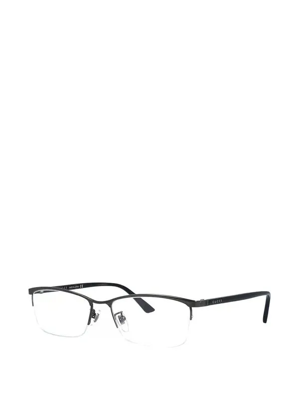 Gucci Square Frame Semi-rimless Glasses