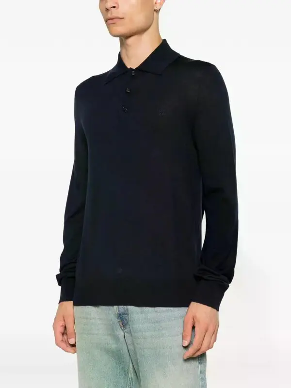 Dsquared2 Upside Down Long-sleeve Polo Shirt