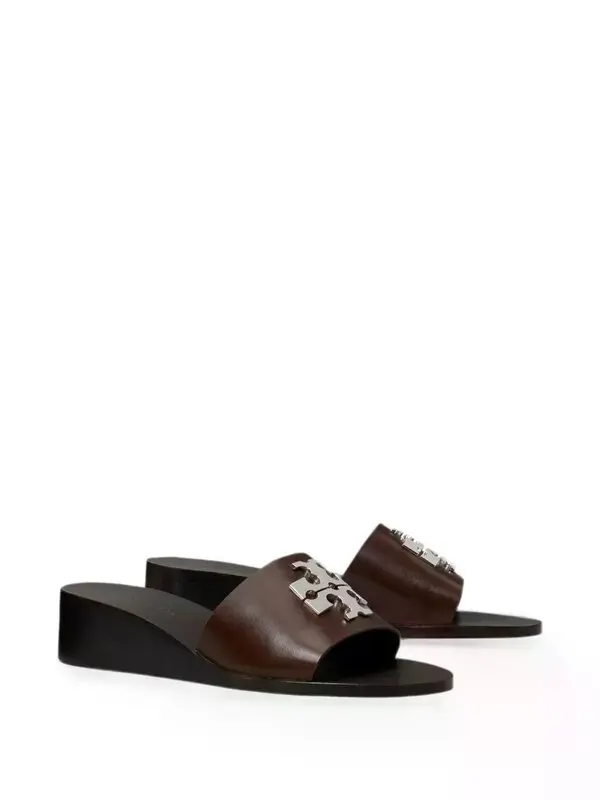 Tory Burch Charlie Logo-plaque Wedge Sandals