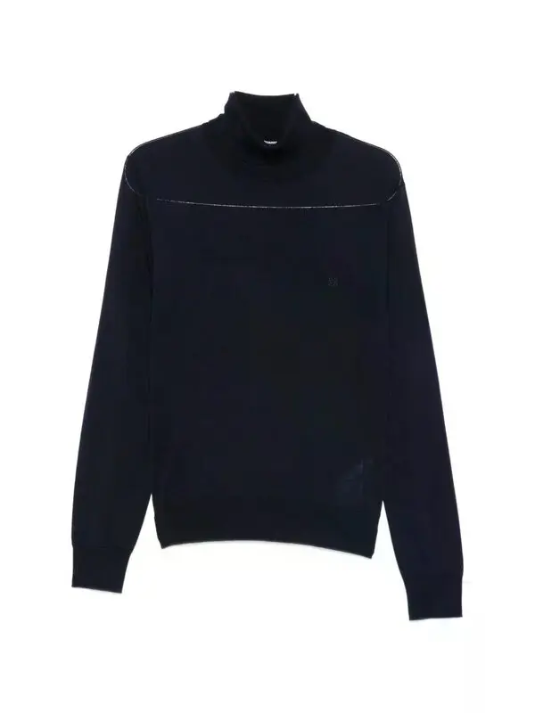 Dsquared2 Upside Down Turtleneck Sweater - Blue