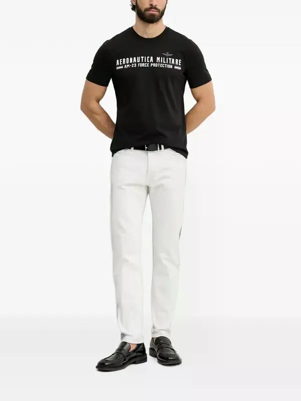 AERONAUTICA MILITARE Logo-print T-shirt