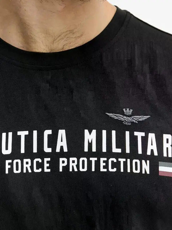 AERONAUTICA MILITARE Logo-print T-shirt