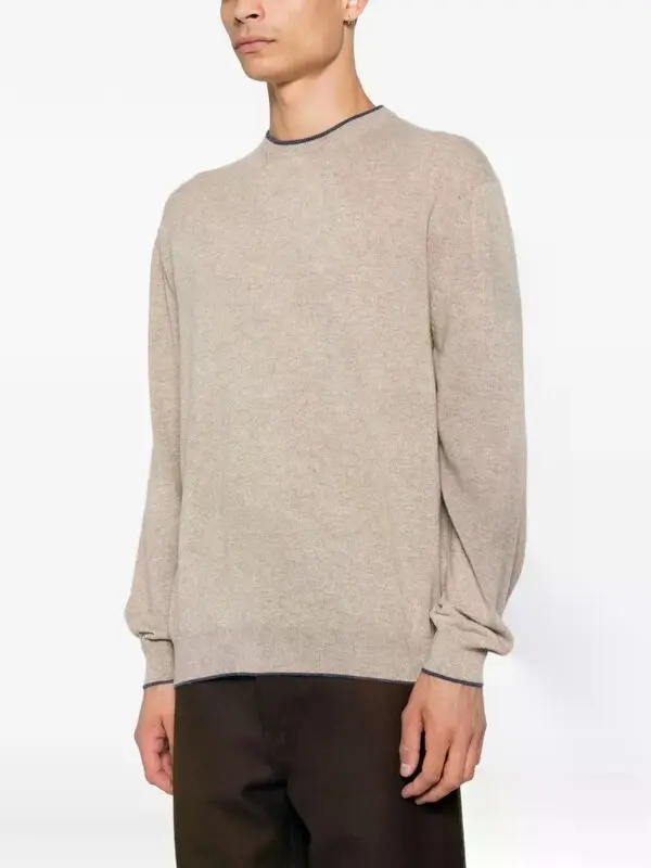 Paul & Shark Long-sleeve Contrast-trim Sweater