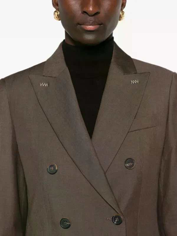 Max Mara Double-breasted Peak-lapel Blazer