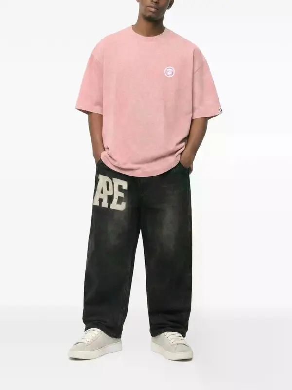 AAPE BY *A BATHING APE Aape Sport Logo-print Jeans - Black