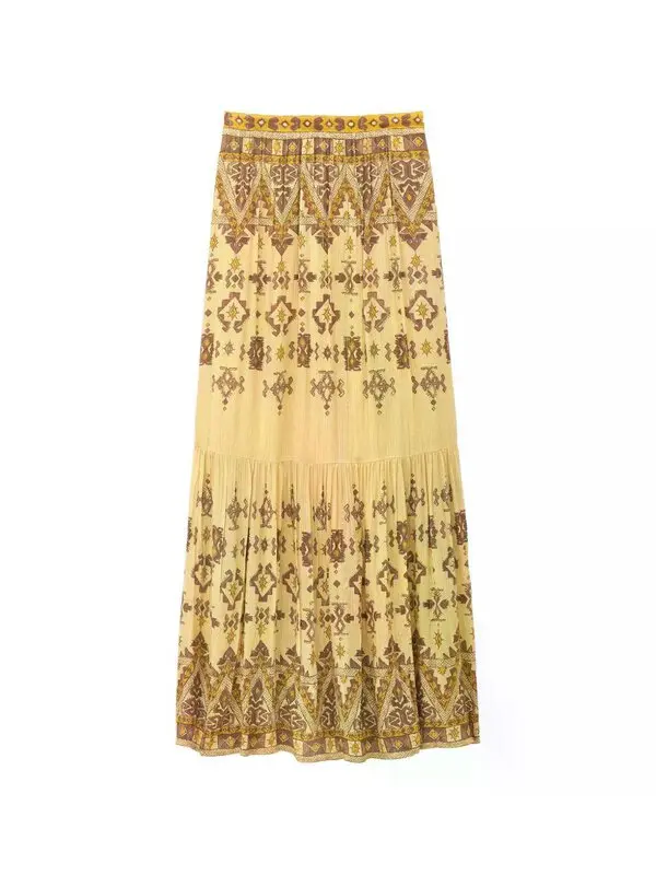 Ba&sh Zaya Maxi Skirt - Yellow