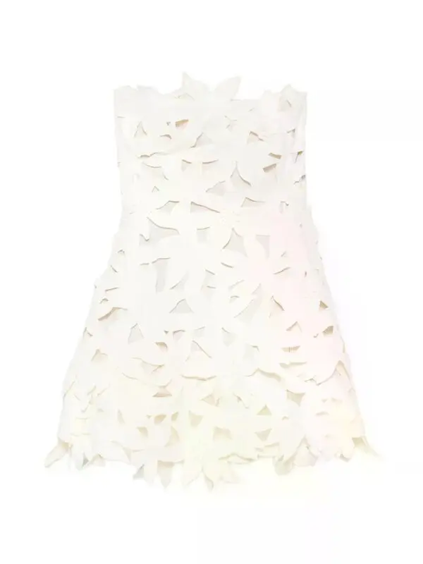 Simkhai Floral-appliqué Mini Dress