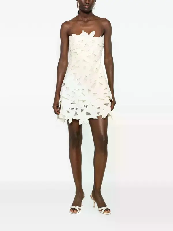 Simkhai Floral-appliqué Mini Dress