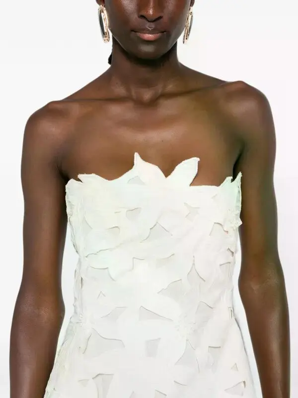 Simkhai Floral-appliqué Mini Dress