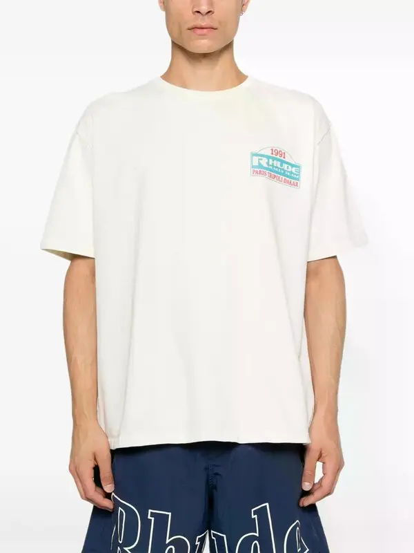 Rhude Graphic-print T-shirt - Yellow