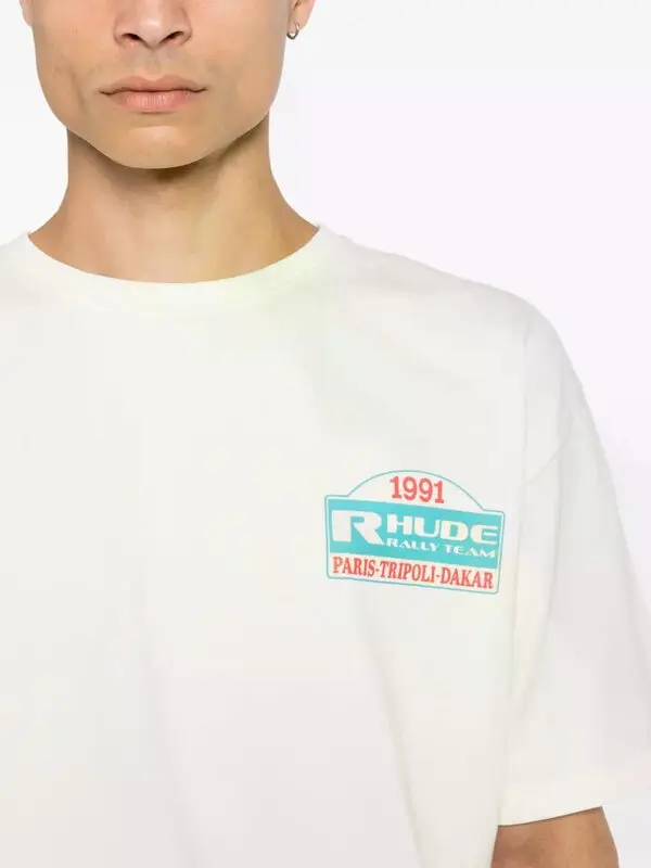 Rhude Graphic-print T-shirt - Yellow