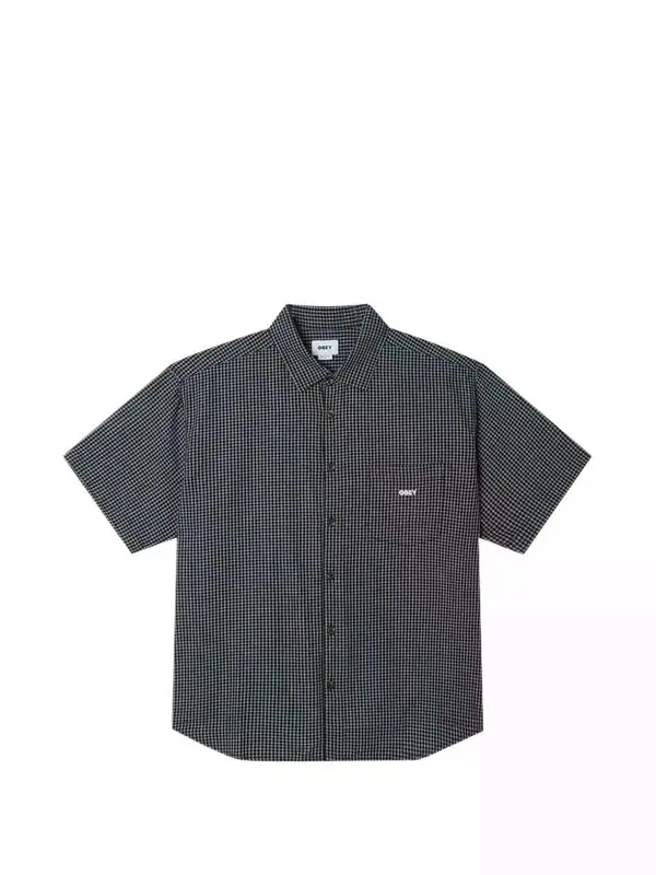 Obey Bigwig Frank Gingham Short-sleeve Shirt