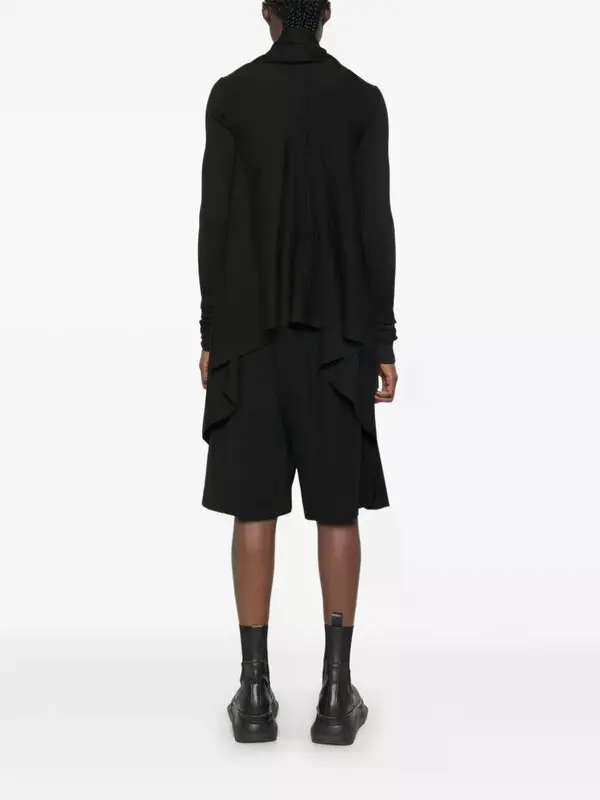 Rick Owens Asymmetric Long-sleeve Cardigan