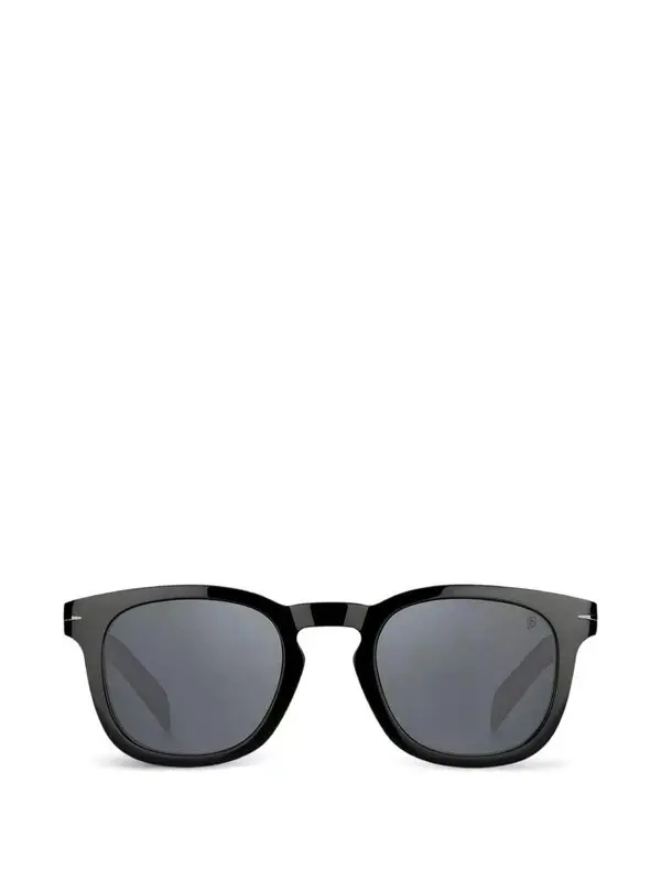 DB EYEWEAR BY DAVID BECKHAM Square Frame Sunglasses - Black