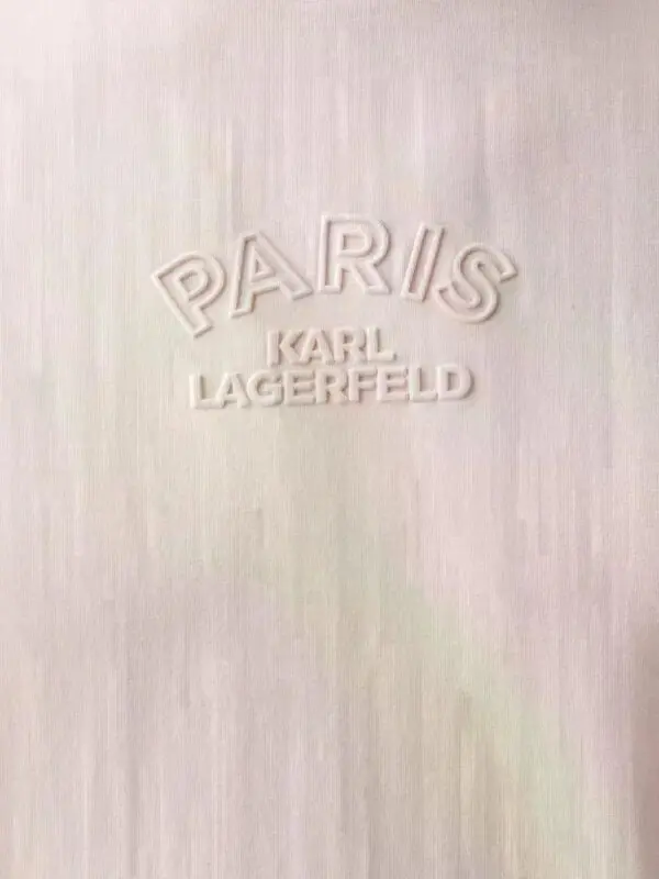 Karl Lagerfeld Embossed-logo T-shirt