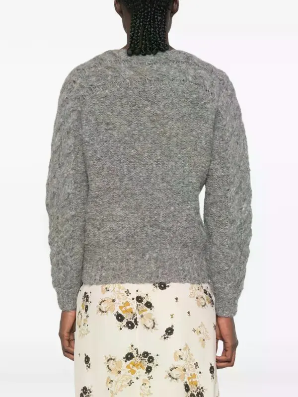 Isabel Marant Étoile Ponara Cable-knit Boat-neck Sweater