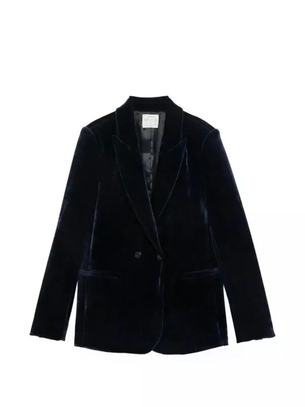 FORTE_FORTE Double-breasted Velvet Jacket