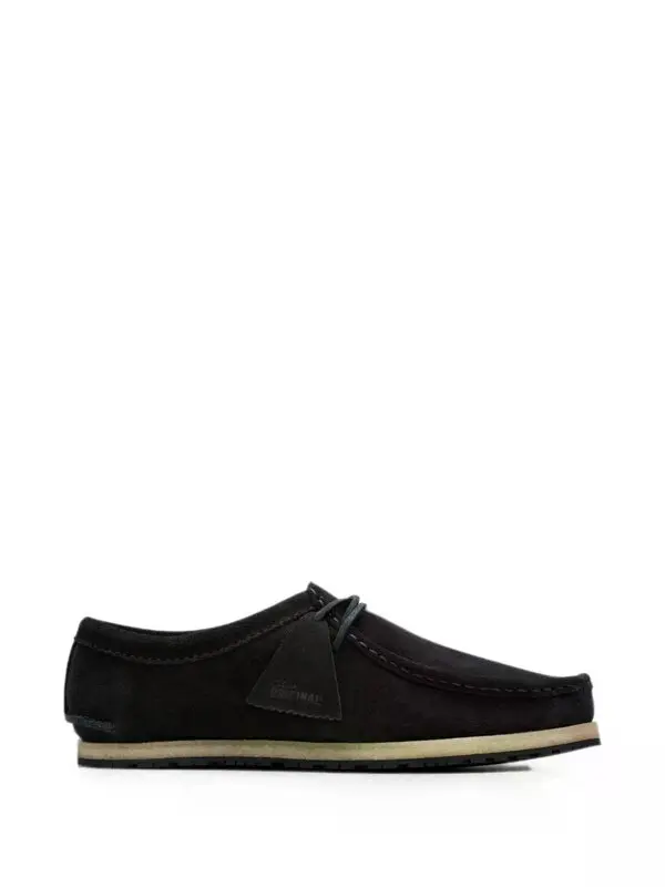 Clarks Originals Godney Lace Suede Derby Shoes - Black