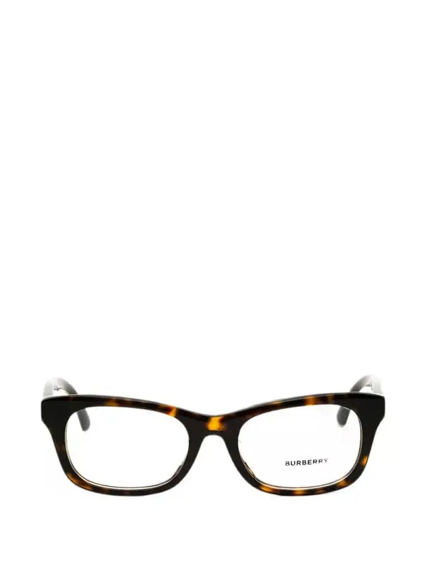 Burberry Tortoiseshell-effect Rectangle-frame Glasses - Brown