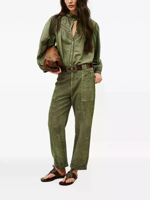Ba&sh Giany Trousers - Green
