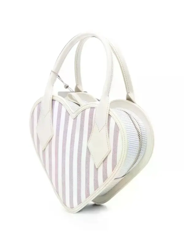 VIVIENNE WESTWOOD Josephine Heart-shape Cross Body Bag - White