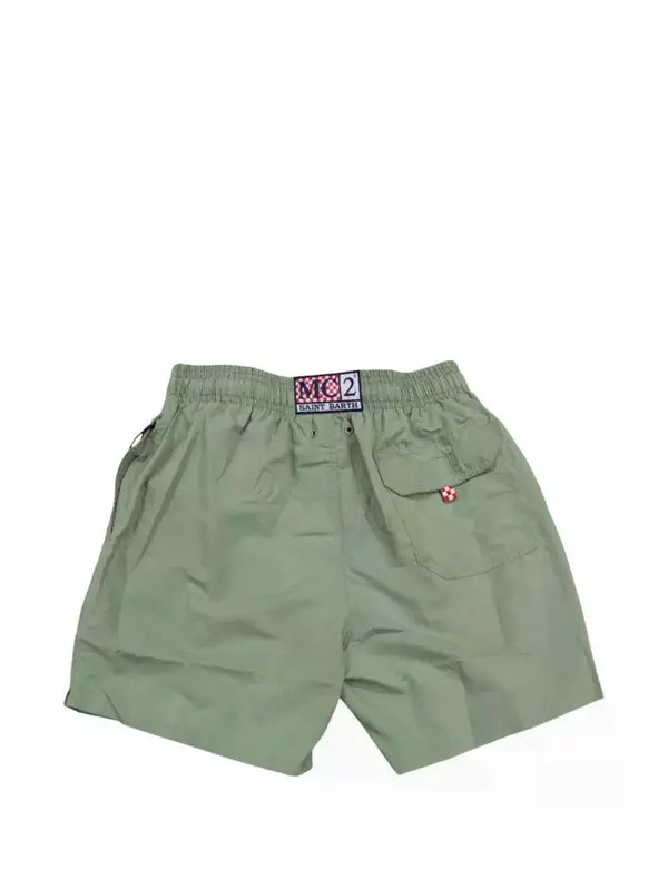 MC2 SAINT BARTH Logo-patch Drawstring Swim Shorts