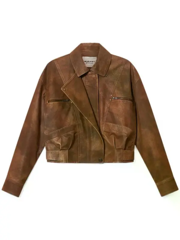 MARANT ETOILE Distressed Paneled Jacket