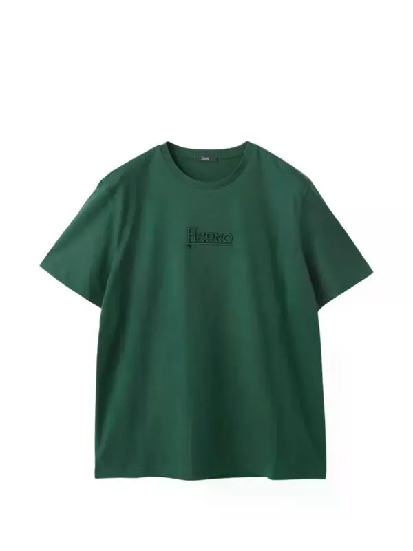 Herno Logo-embroidered T-shirt