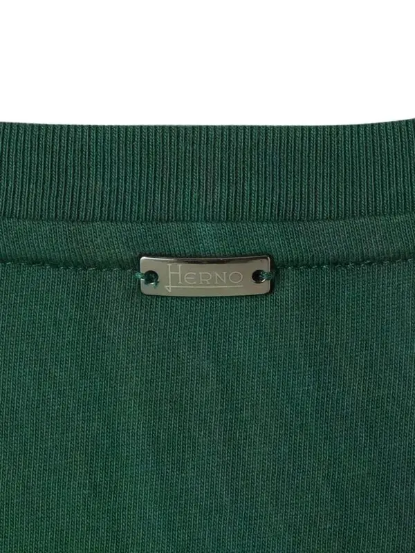 Herno Logo-embroidered T-shirt