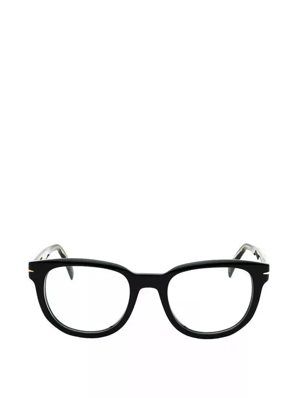 DB EYEWEAR BY DAVID BECKHAM Round Frame Eyeglasses - Black