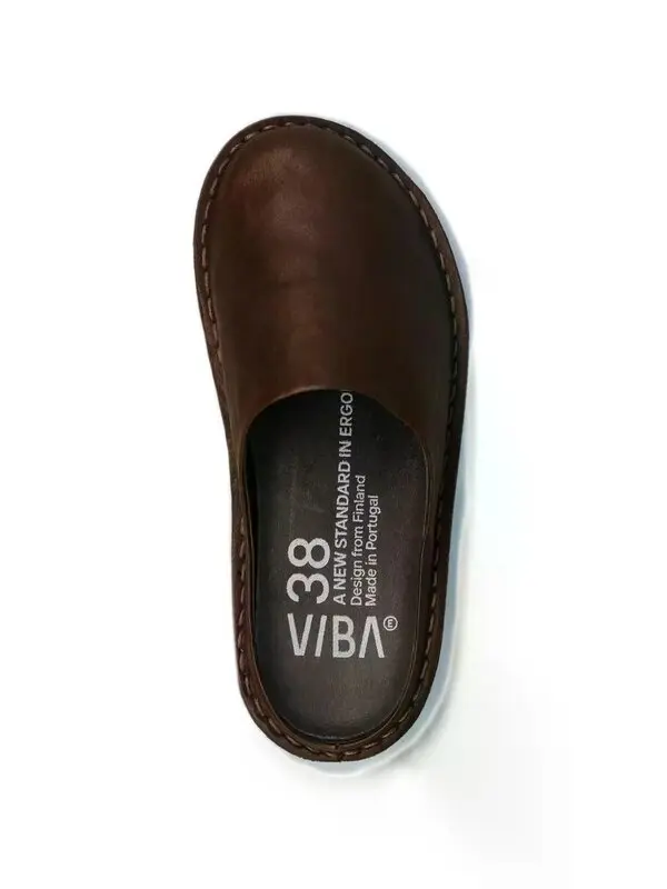 VIBAE Roma Contrast-stitch Mules