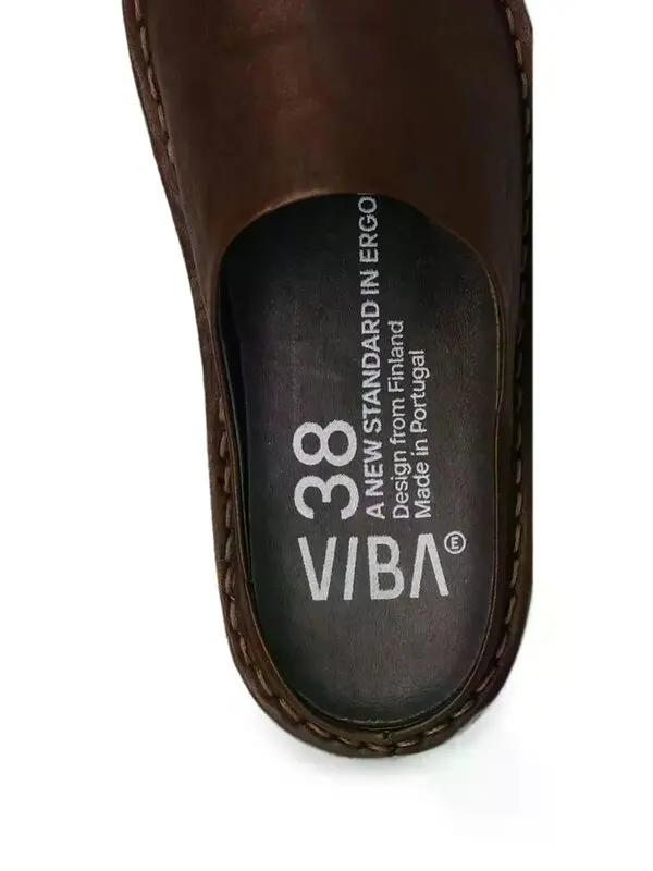 VIBAE Roma Contrast-stitch Mules