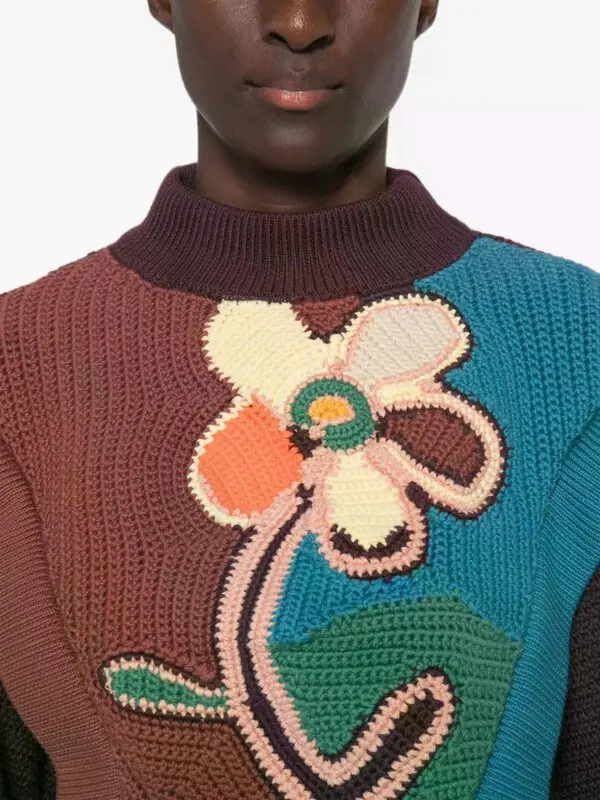 ALEMAIS Tangible Love Intarsia Knit Sweater
