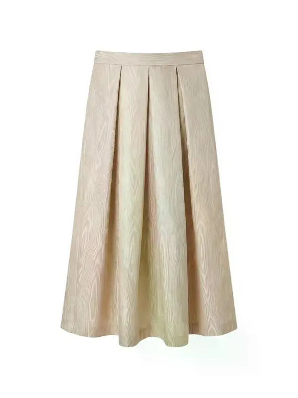 LUNATICA MILANO Pleated-design Skirt - Neutrals