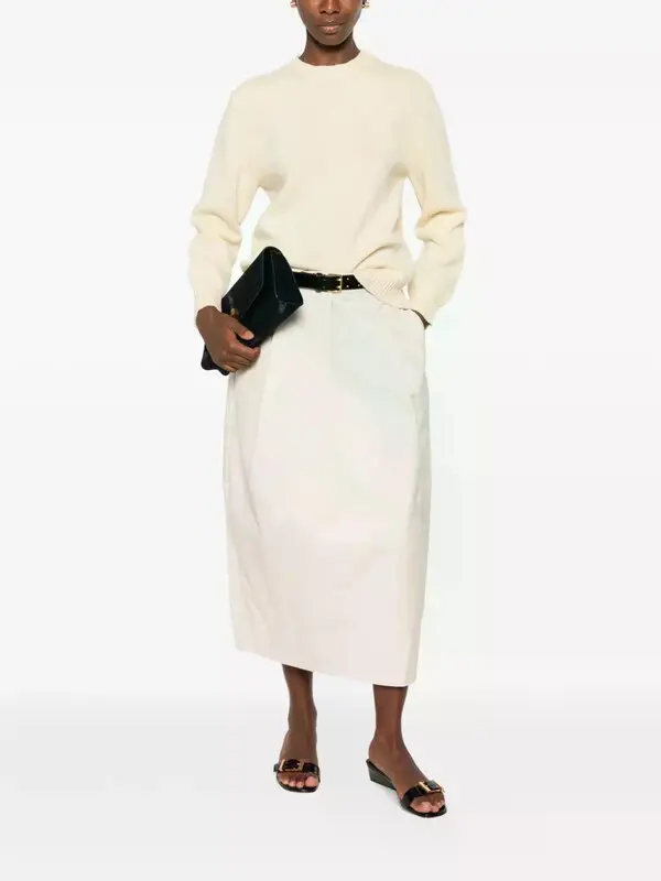 JIL SANDER Ribbed-knit Crew-neck Sweater