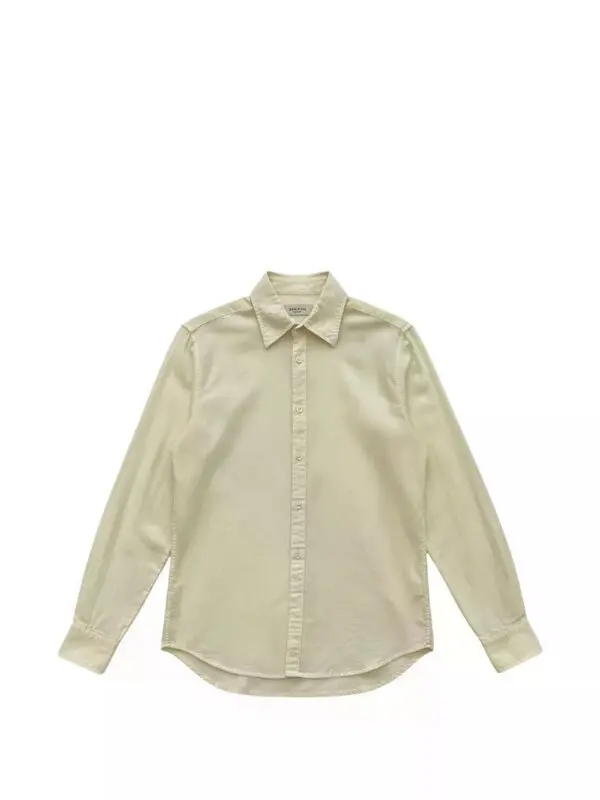 CELLAR DOOR Long-sleeve Button-down Shirt - Neutrals