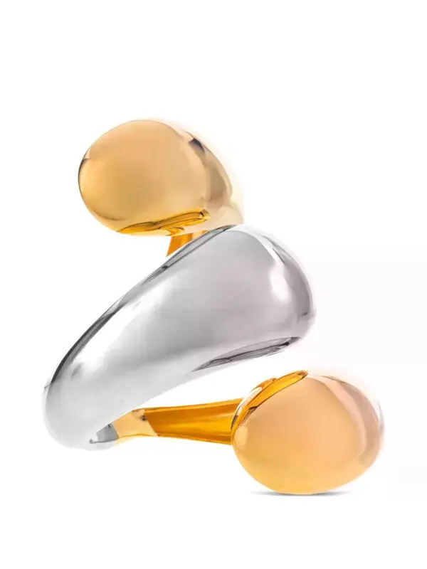 Federica Tosi Isa Two-tone Cuff Bracelet - Gold