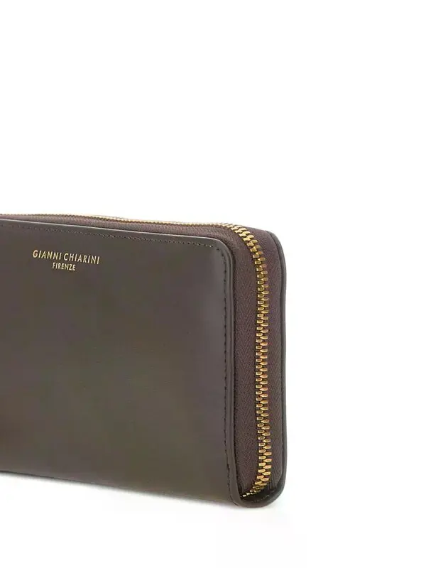 GIANNI CHIARINI Logo-embossed Leather Wallet