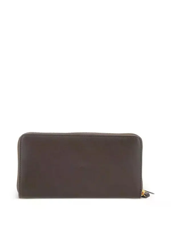 GIANNI CHIARINI Logo-embossed Leather Wallet - Brown