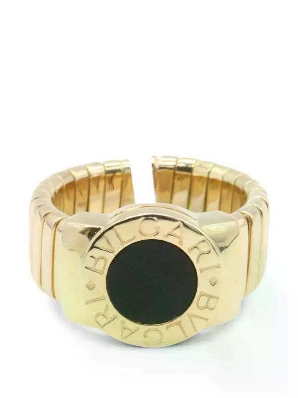 BVLGARI 2010s Logo-engraved Ring