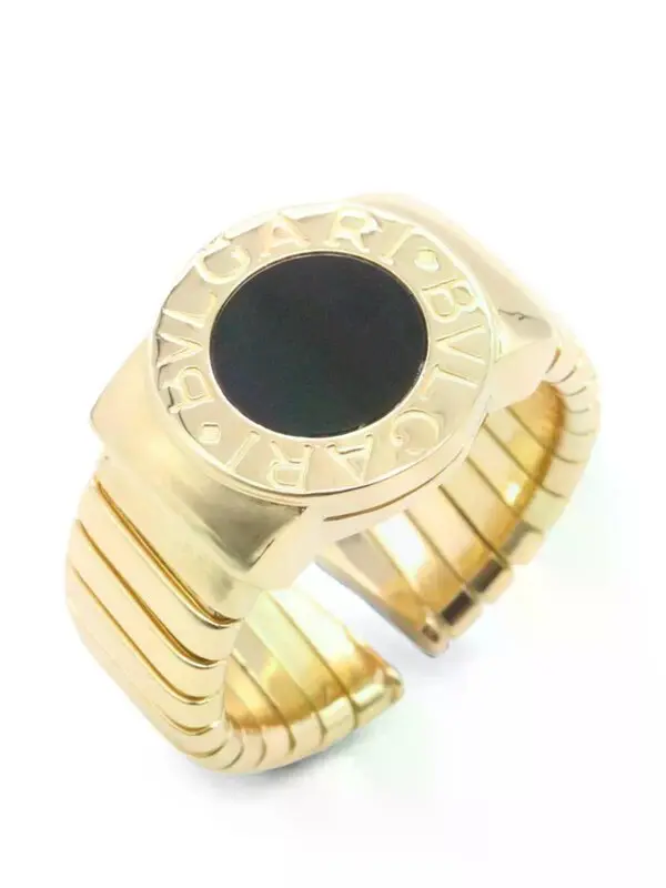 BVLGARI 2010s Logo-engraved Ring