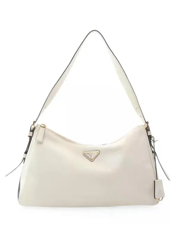Prada Large Shoulder Bag - White