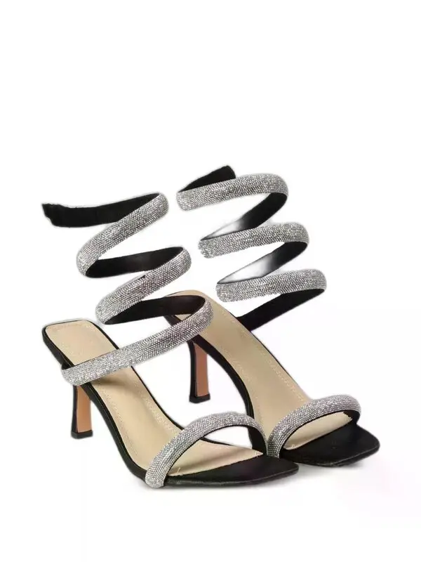 TWENTY FOURHAITCH Centauro Rhinestone-embellished Sandals