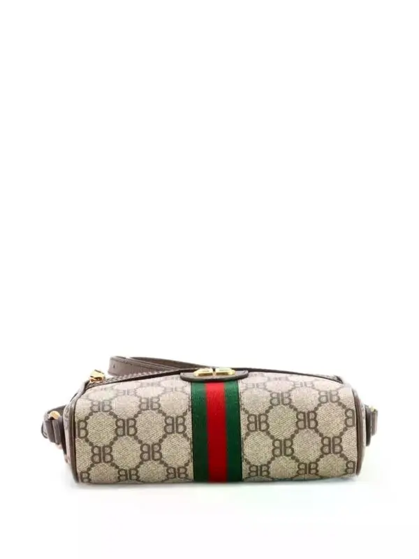 Balenciaga X Gucci The Hacker Project Camera Bag Bb Coated Canvas Mini Crossbody Bag