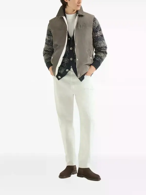 Brunello Cucinelli Cashmere Jacquard Cardigan