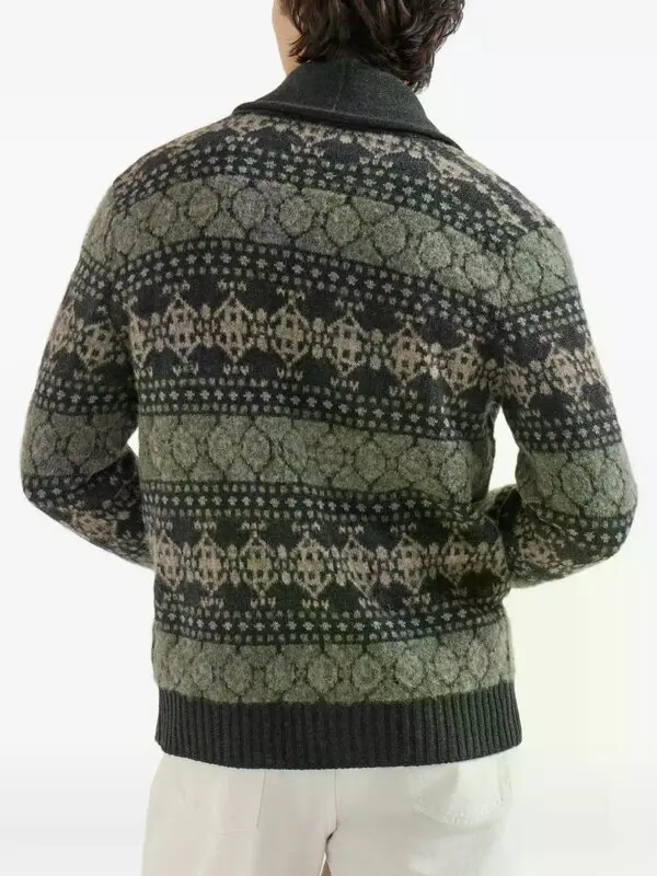Brunello Cucinelli Cashmere Jacquard Cardigan