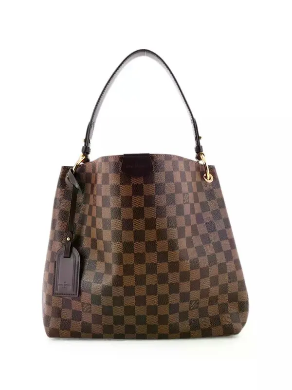LOUIS VUITTON Graceful Handbag Damier Pm Hobo Bag - Brown