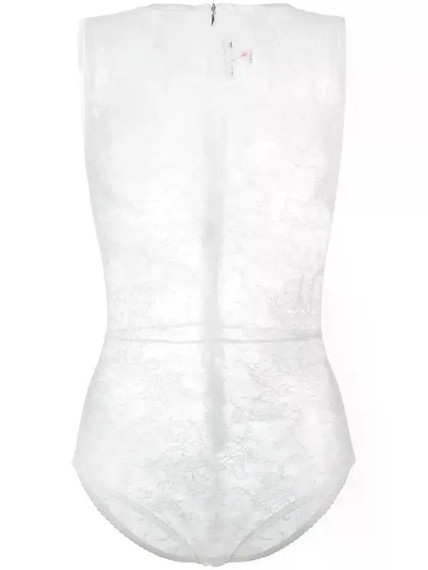 GILDA & PEARL Ava Lace Bodysuit - White