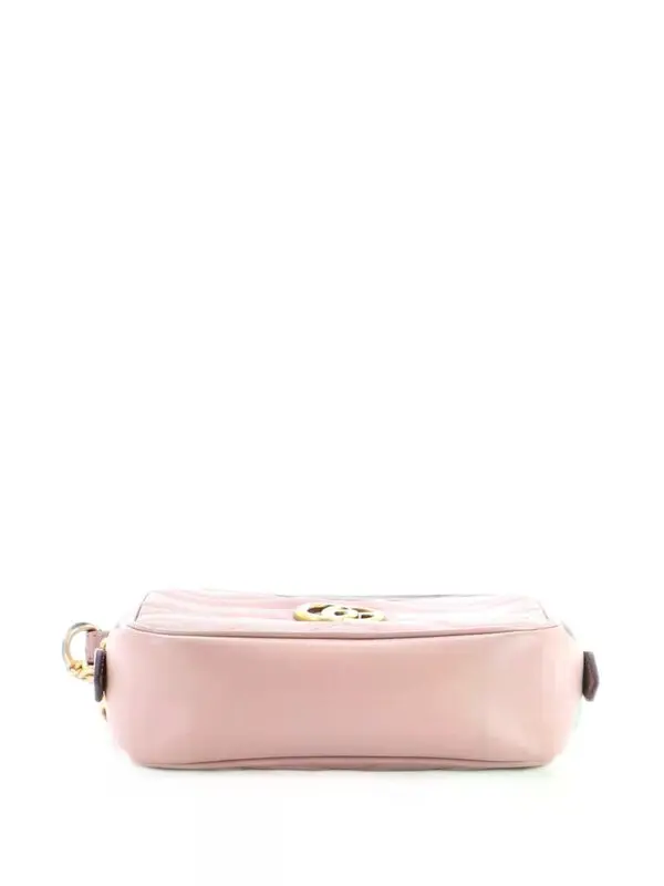 Gucci Matelassé Leather Mini Shoulder Bag - Neutrals